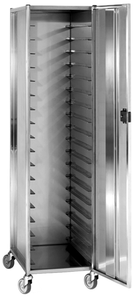 Closed shelf trolley 400x600mm - INOX RVS FOR FOOD INDUSTRY