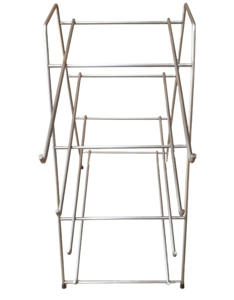 Shop window rack 3 or 4 floors - INOX RVS FOR FOOD INDUSTRY