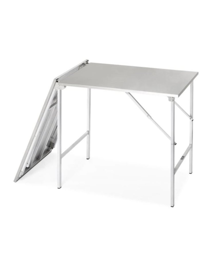 standard stainless steel folding table - INOX RVS FOR FOOD INDUSTRY