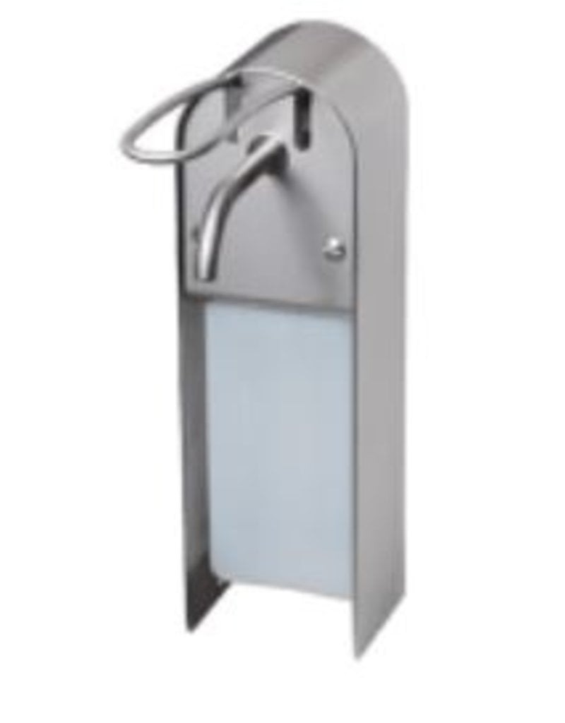 Hand wash gutter 2x2 taps - INOX RVS FOR FOOD INDUSTRY