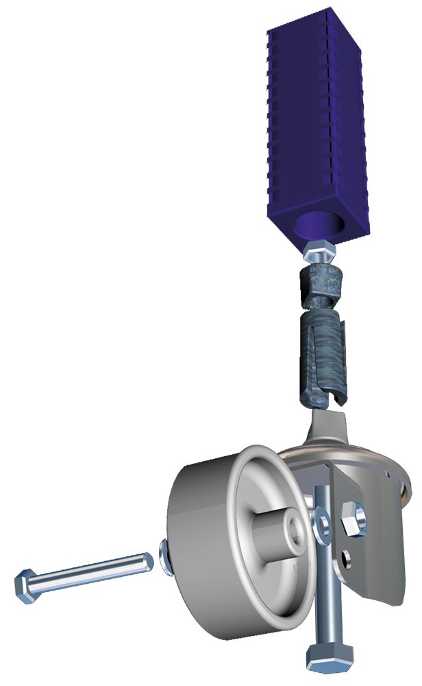 Wheel plug - INOX RVS FOR FOOD INDUSTRY