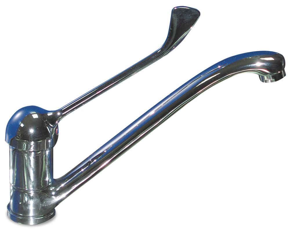 Mixer tap with elbow control - INOX RVS FOR FOOD INDUSTRY