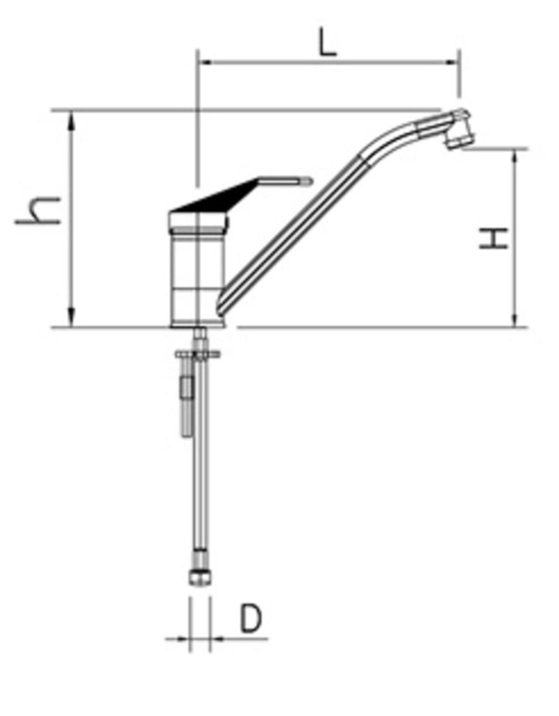 mixer tap - INOX RVS FOR FOOD INDUSTRY