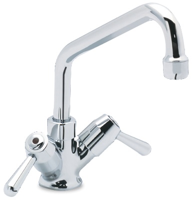 Mixing tap with 1/4-turn - INOX RVS FOR FOOD INDUSTRY