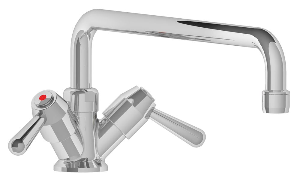 Low mixer tap - INOX RVS FOR FOOD INDUSTRY