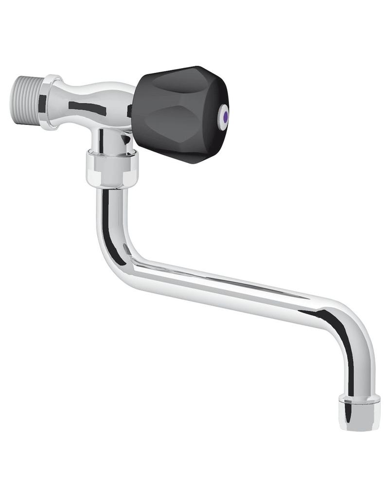 Low tap with insulated handle - INOX RVS FOR FOOD INDUSTRY