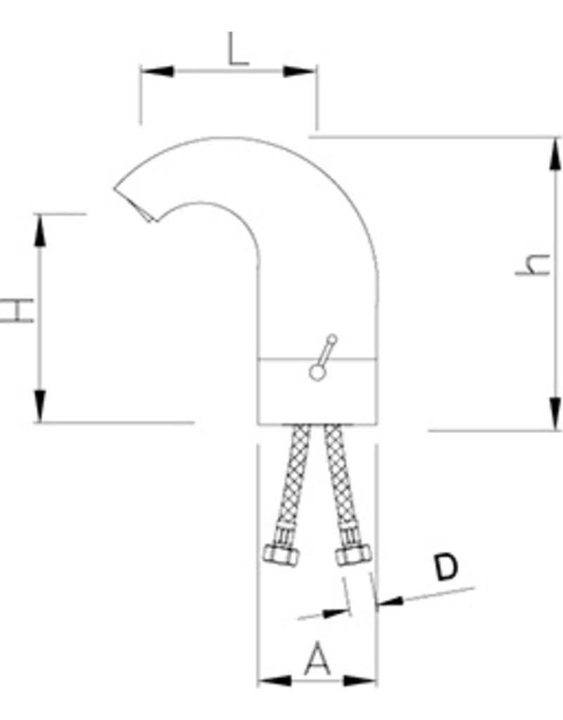 Sensor tap - INOX RVS FOR FOOD INDUSTRY