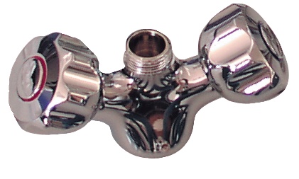 Double inlet valve - INOX RVS FOR FOOD INDUSTRY