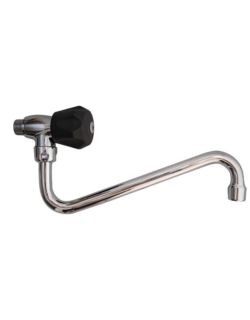 Low tap with insulated handle - INOX RVS FOR FOOD INDUSTRY