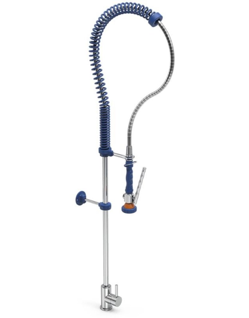 Pre-rinse shower with shut-off valve with elbow control - INOX RVS FOR ...