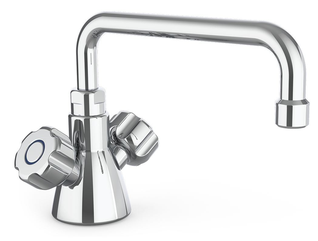 Stainless Steel Single Inlet Faucet - INOX RVS FOR FOOD INDUSTRY