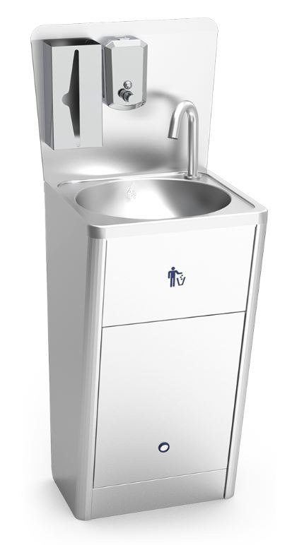 Hand wash Furniture with waste bin - inox-rvs.com - INOX RVS FOR FOOD ...