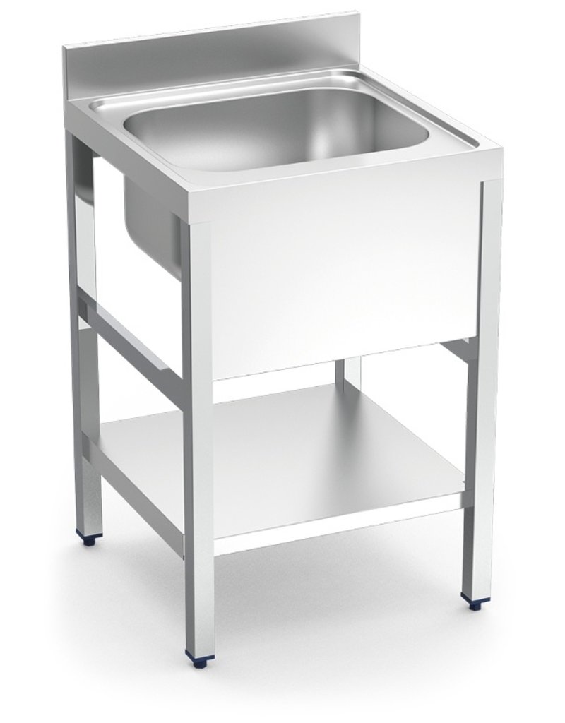 Spoeltafel met spoelbak - INOX-RVS.COM