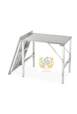Extra robuuste inox opklapbare tafel XL - INOX-RVS.COM