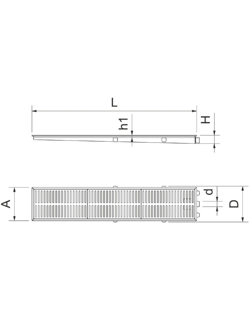 Afvoergoot inox - INOX-RVS.COM