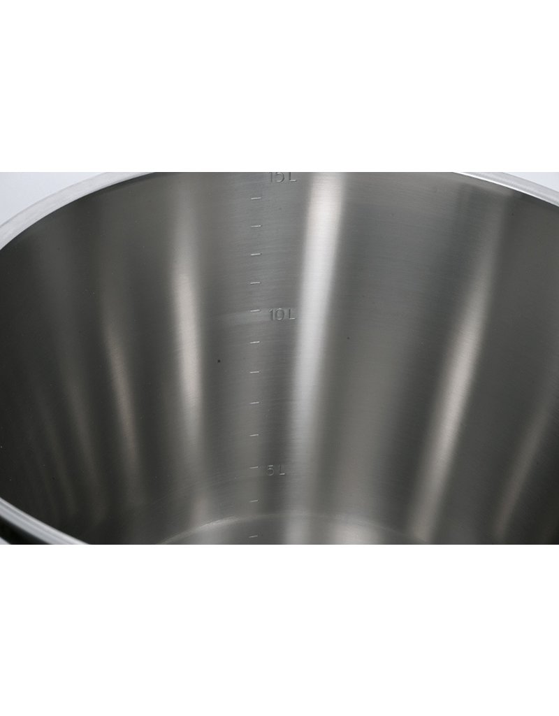 Bucket in stainless steel - INOX RVS FOR FOOD INDUSTRY