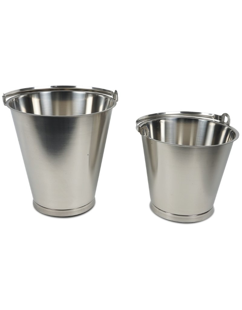 Bucket in stainless steel - INOX RVS FOR FOOD INDUSTRY