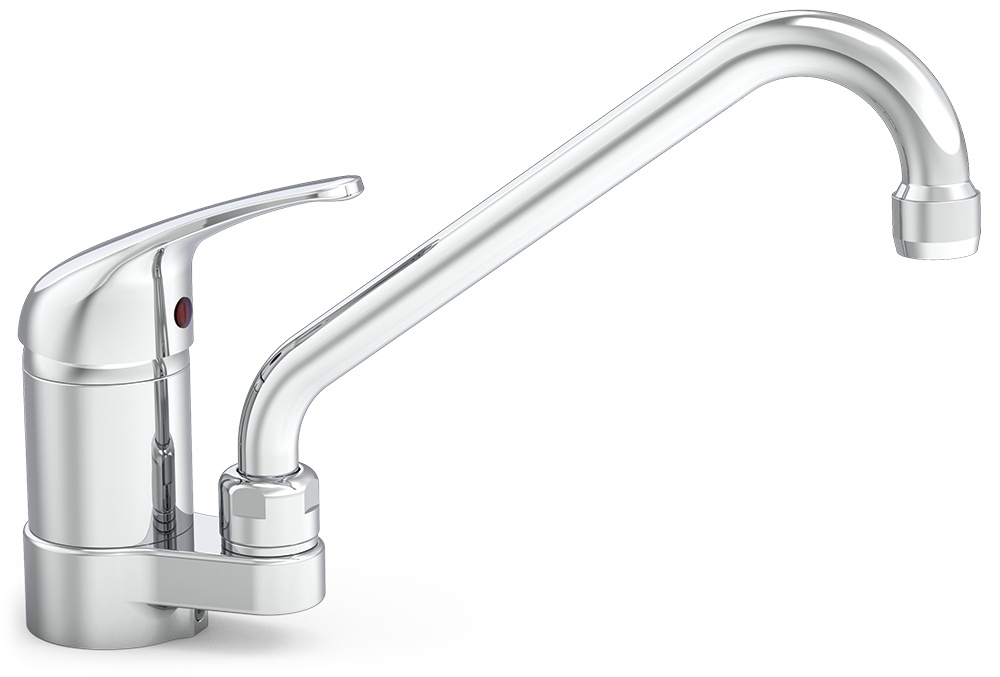 Mixer tap with granite look - INOX RVS FOR FOOD INDUSTRY