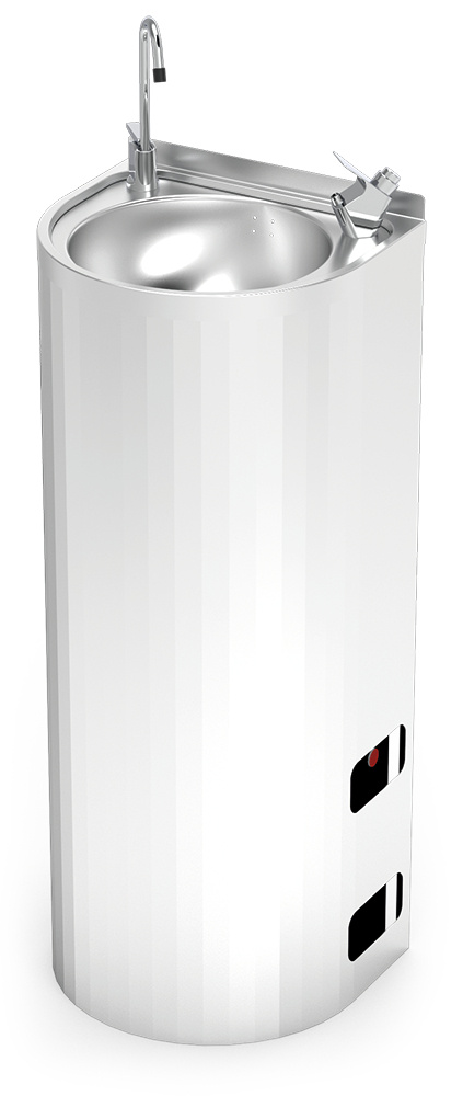 Drinking fountain - tap system - cold water - stainless steel - INOX ...