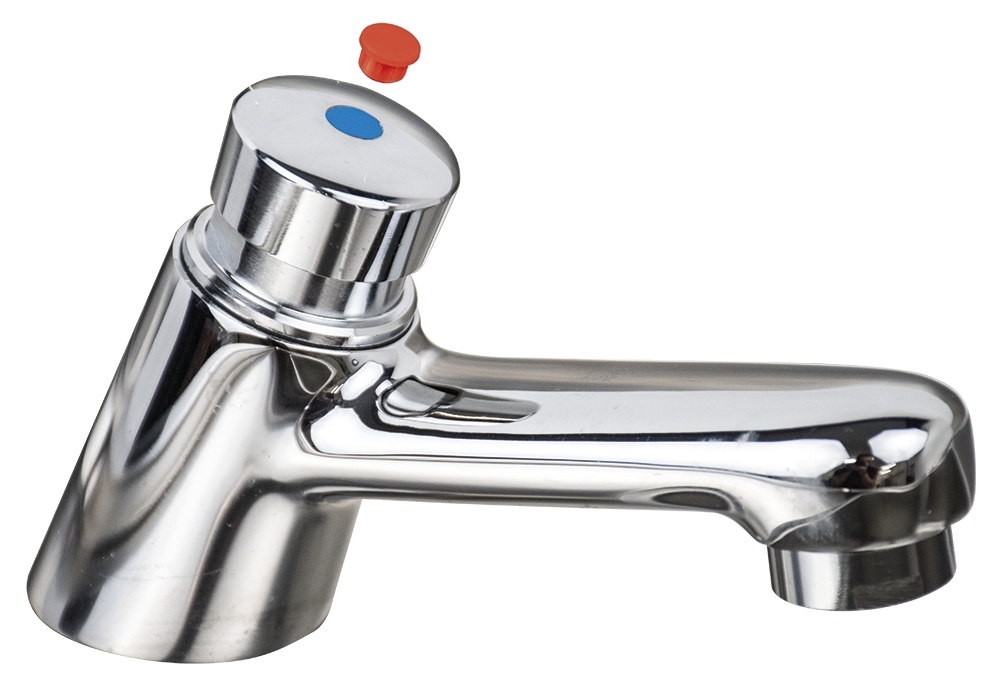 Tap with push button - INOX RVS FOR FOOD INDUSTRY