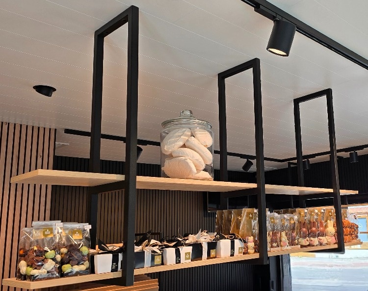 Ceiling rack with 2 levels / wall rack with 3 levels - INOX RVS FOR ...