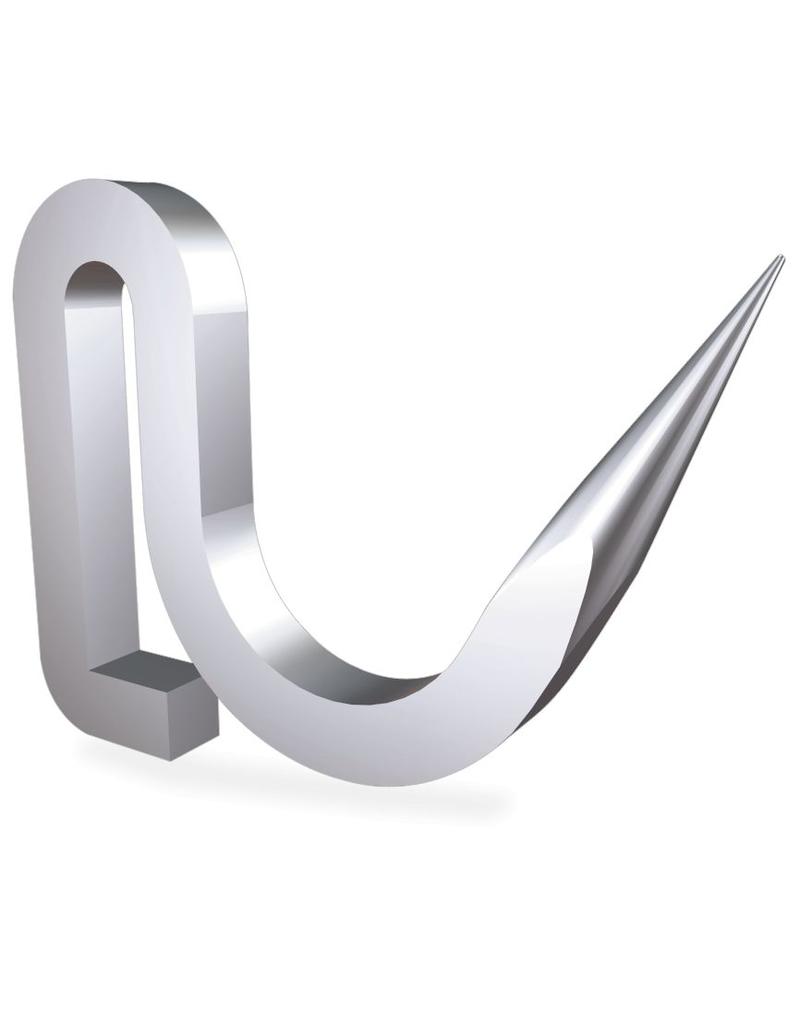 Hook model with edge - INOX RVS FOR FOOD INDUSTRY