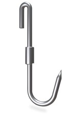 Swivel J-shaped hook - INOX RVS FOR FOOD INDUSTRY