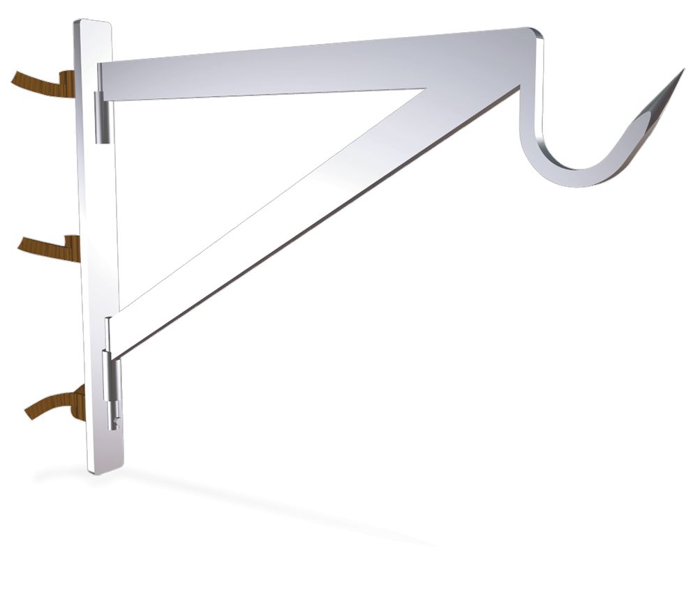 Mounted hook - INOX RVS FOR FOOD INDUSTRY