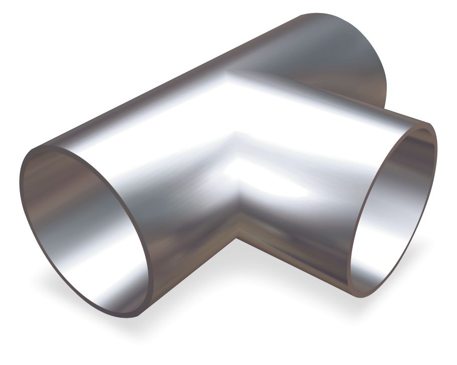 T-shaped tube - INOX RVS FOR FOOD INDUSTRY