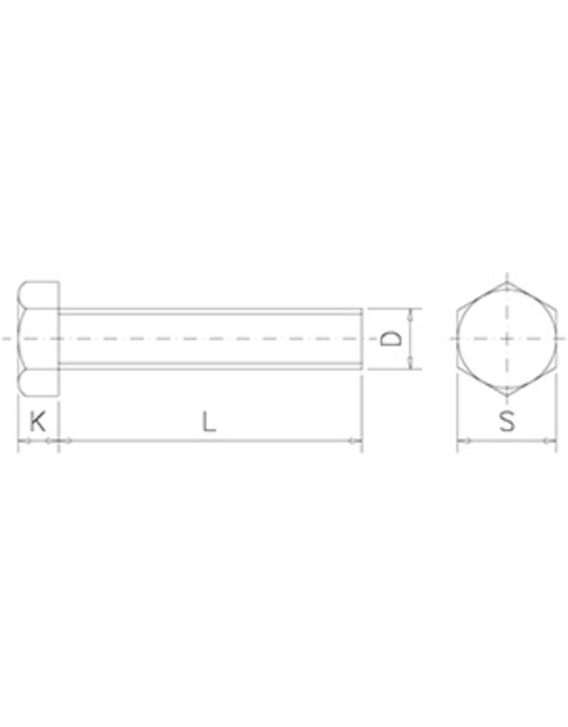 Hexagonal screw - INOX RVS FOR FOOD INDUSTRY