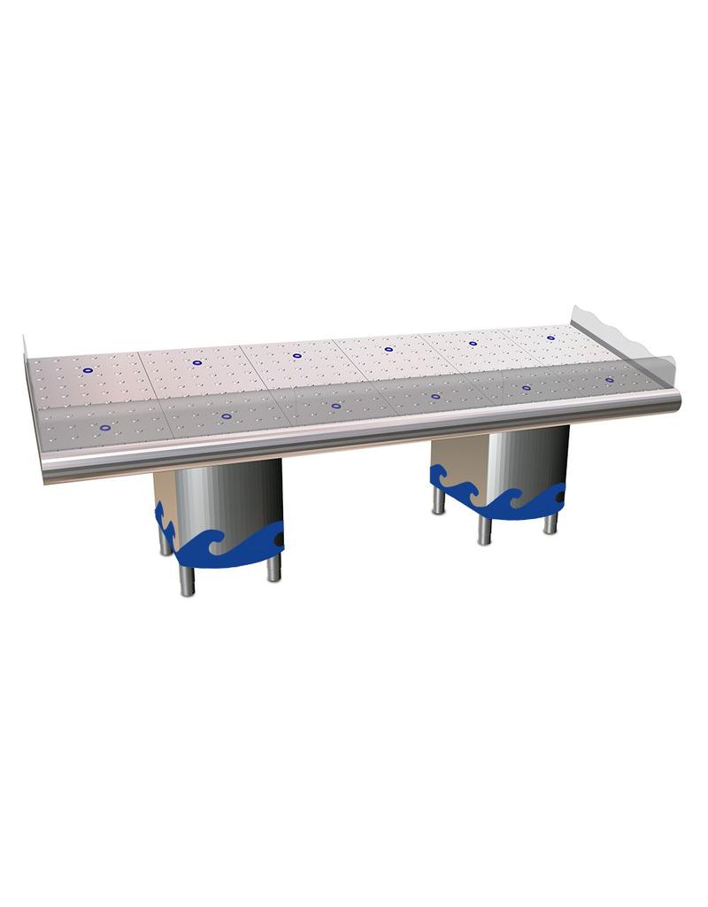Fish counter with support - INOX RVS FOR FOOD INDUSTRY