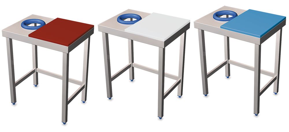 Standard preparation table - INOX RVS FOR FOOD INDUSTRY
