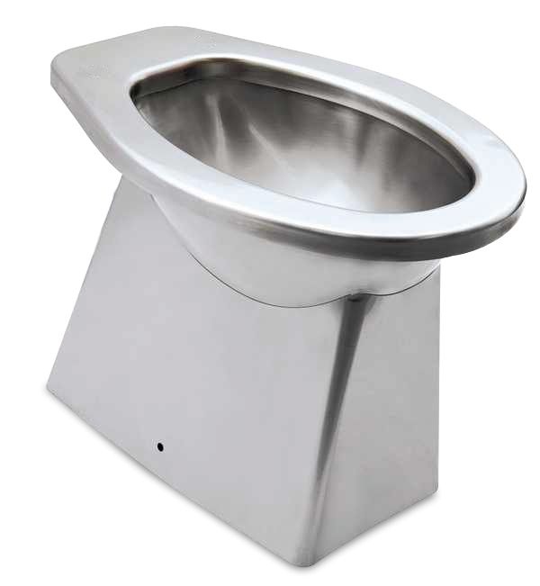 Toilet in inox - INOX-RVS.COM