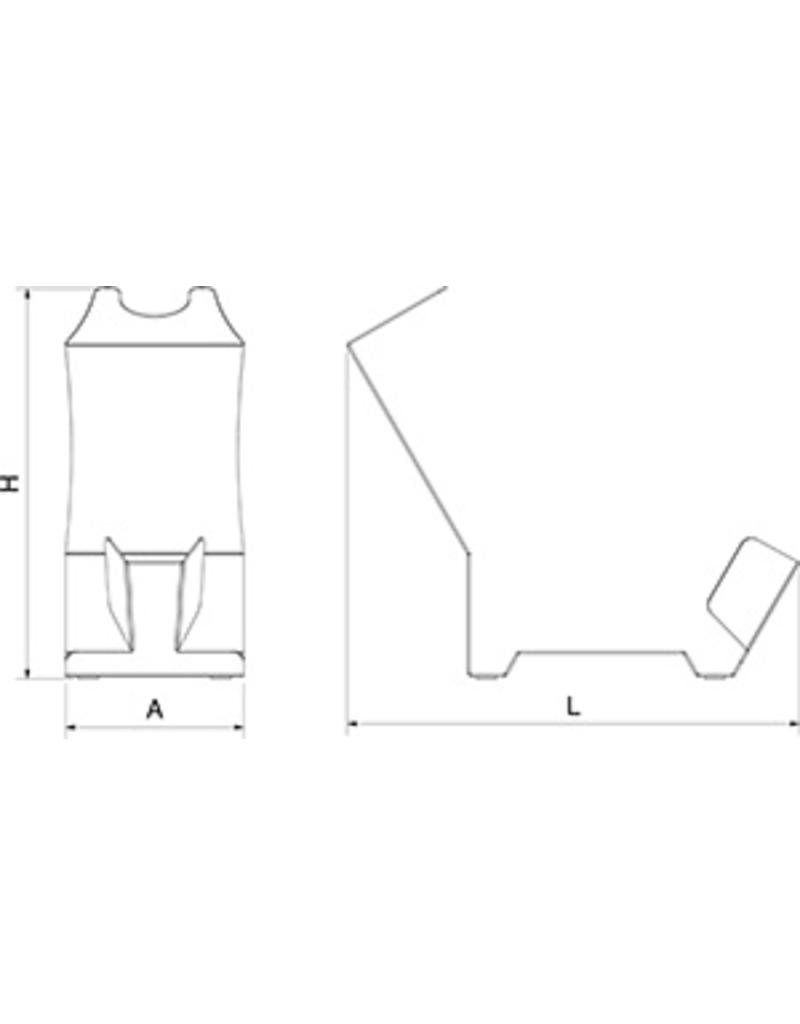 Shoulder ham holder - INOX RVS FOR FOOD INDUSTRY