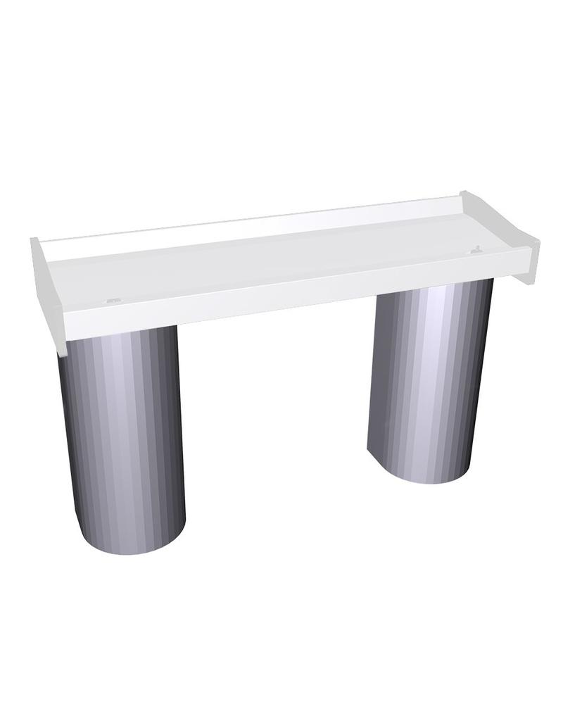 Inox foot for collective wash basin - INOX RVS FOR FOOD INDUSTRY