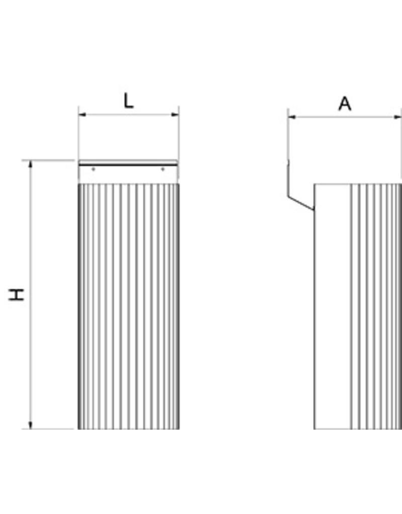 Inox foot for collective wash basin - INOX RVS FOR FOOD INDUSTRY