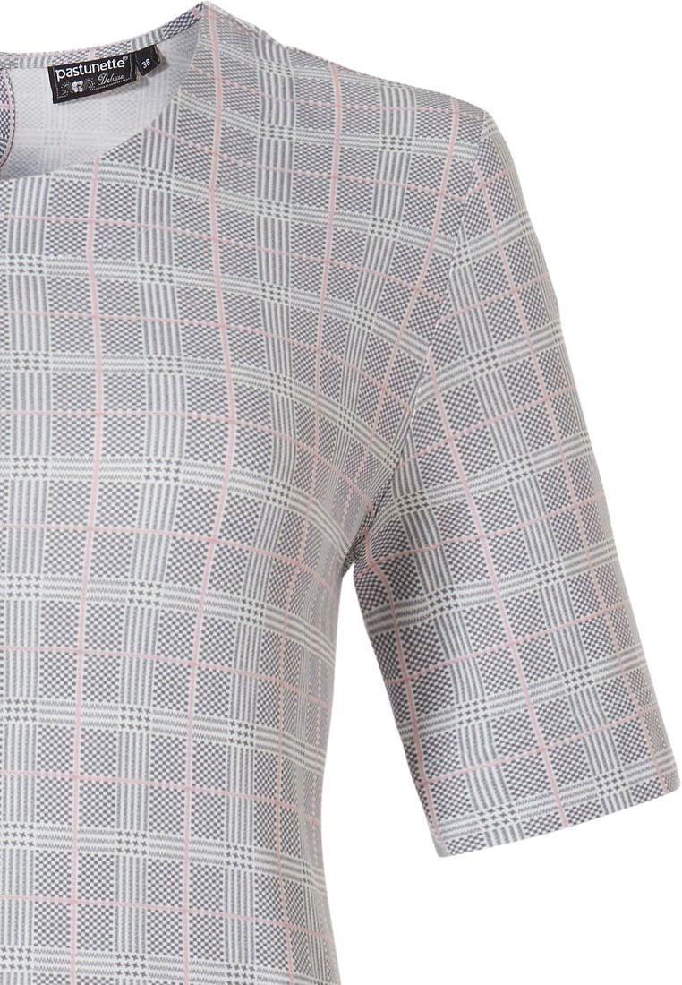 Pastunette Deluxe dames night & homewear nachthemd 'checkered blocks of ...