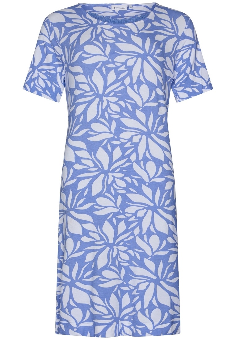 bamboe-mix dames nachthemd mega bold floral - Pyjama-direct