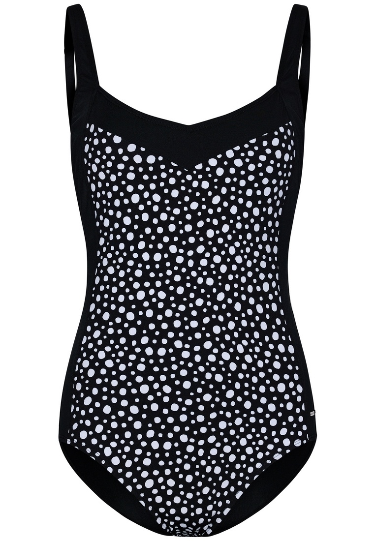soft cup prosthesis powernet swimsuit 'dotty chic' - Pyjama-direct