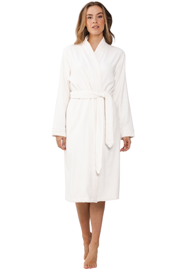 luxury soft terry wrap over kimono style robe 'soft comfort ' - Pyjama ...