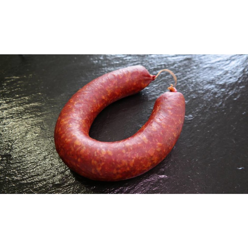 Rinderwurst im Ring frisch geräuchert hier online kaufen vom Metzger ...