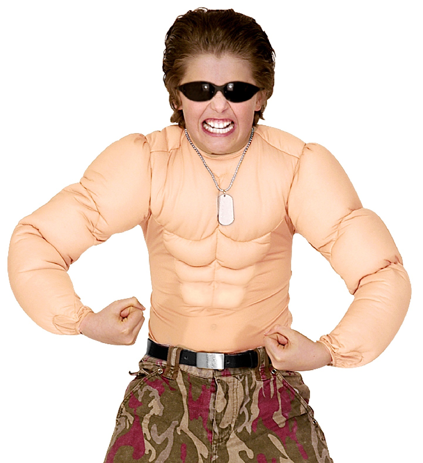 Spierballen shirt voor kinderen