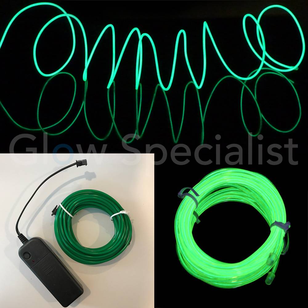 EL Wire - 5 m - with 3V inverter - Glow Specialist - Glow Specialist