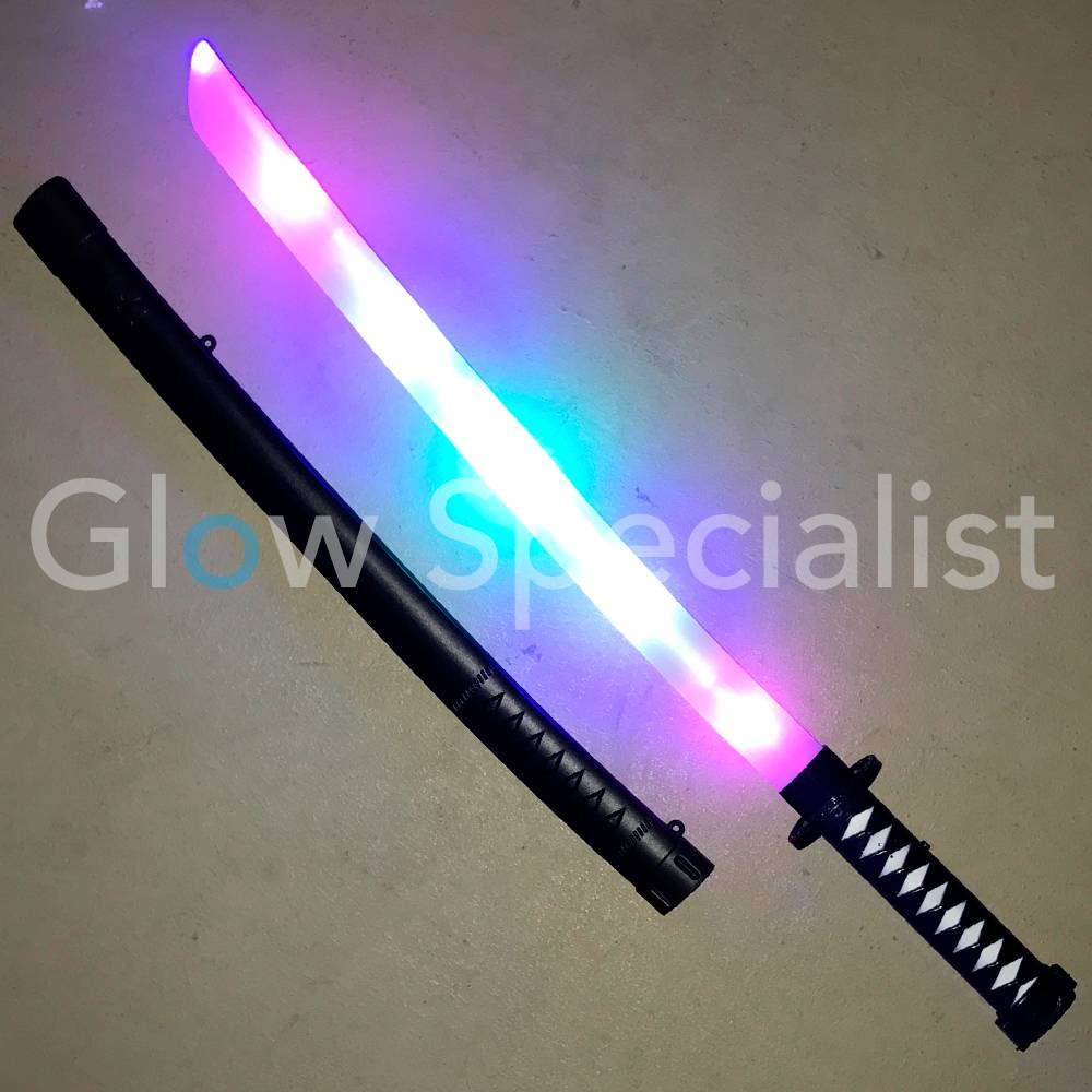 SAMURAI LED ZWAARD MET LICHT- EN GELUIDEFFECTEN - koop je bij Glow ...