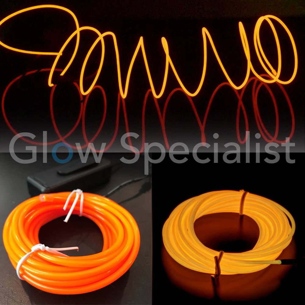 EL Wire - 5 m - with 3V inverter - Glow Specialist - Glow Specialist