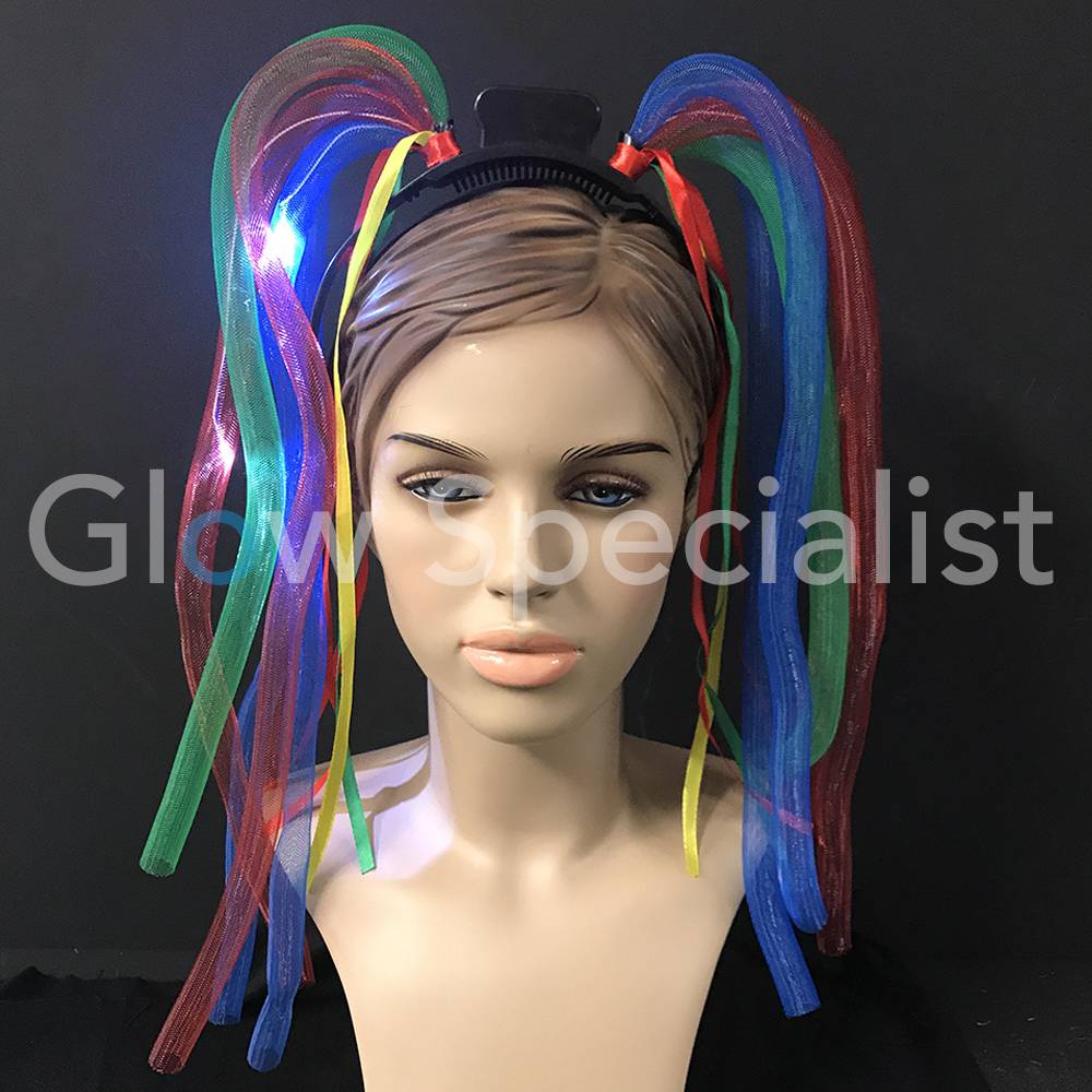 LED Crazy hair diadem - Glow Specialist