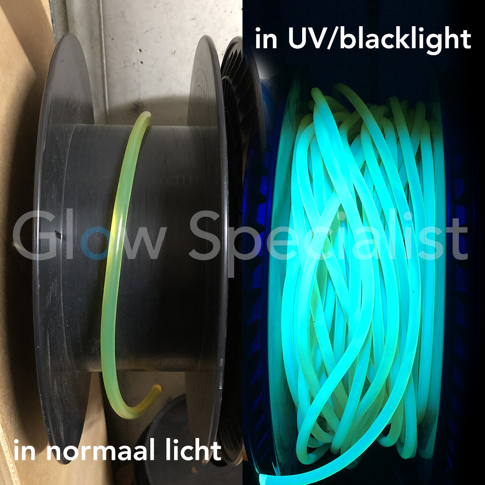 UV / BLACKLIGHT NEON DRAAD PVC - 8 MM - koop je bij Glow Specialist ...