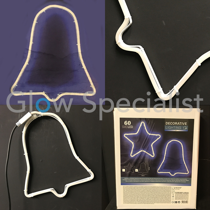 LED SLANGVERLICHTING - 60 LED - BLAUW - KERSTKLOK - koop je bij Glow ...