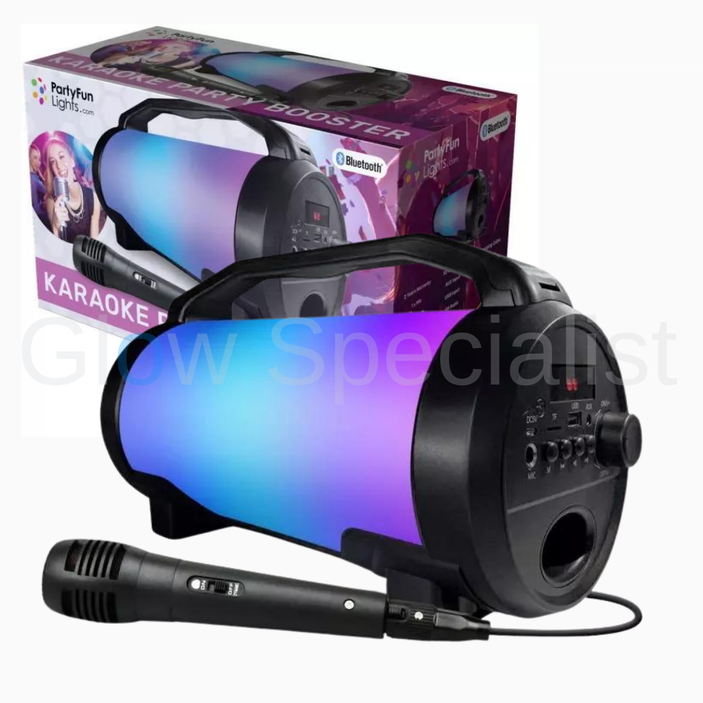 BLUETOOTH KARAOKE PARTY BOOSTER - Glow Specialist - Glow Specialist