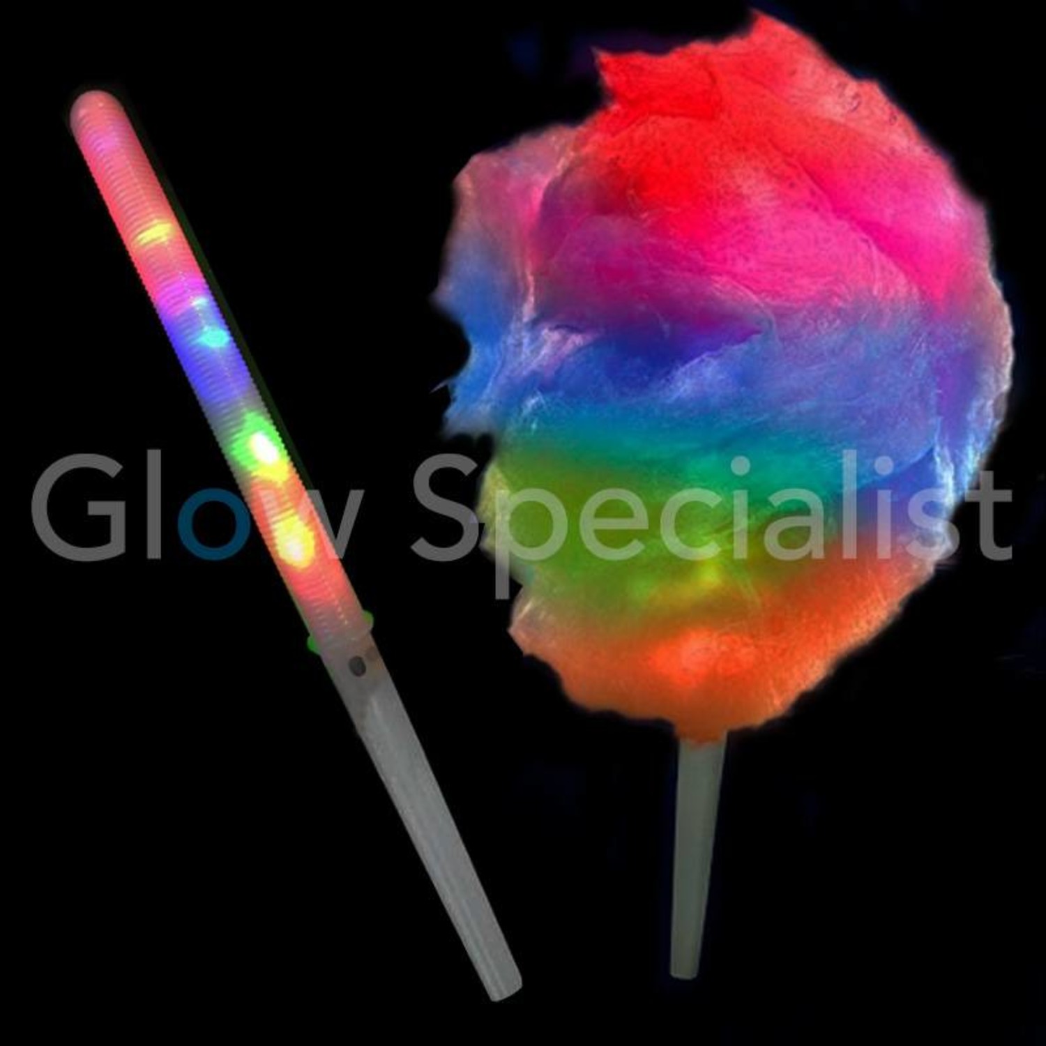 Cotton Candy On A Glow Stick